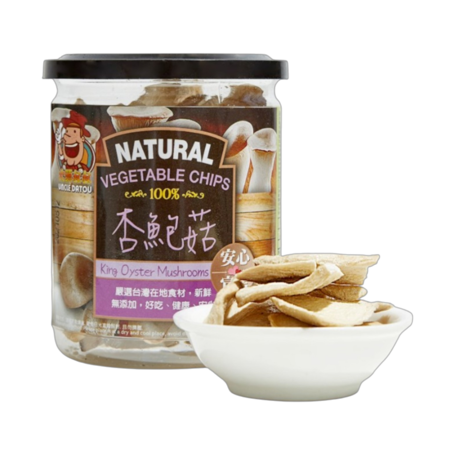 《大頭叔叔-UNCLE DATOU》杏鮑菇脆片 - 大頭叔叔 - 沁騰實業股份有限公司