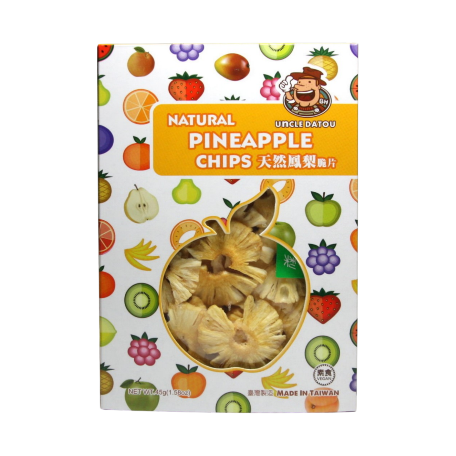 《大頭叔叔-UNCLE DATOU》鳳梨脆片 - 大頭叔叔 - 沁騰實業股份有限公司